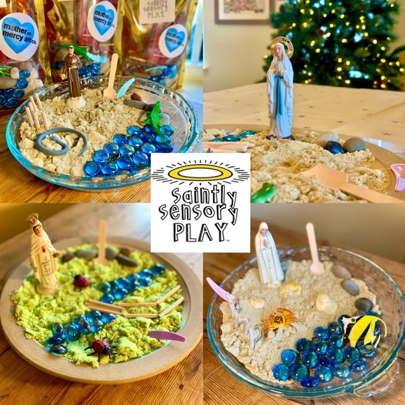 mother of mercy art co. | Toys | Saintly Sensory Play Kit Saint Francis ...